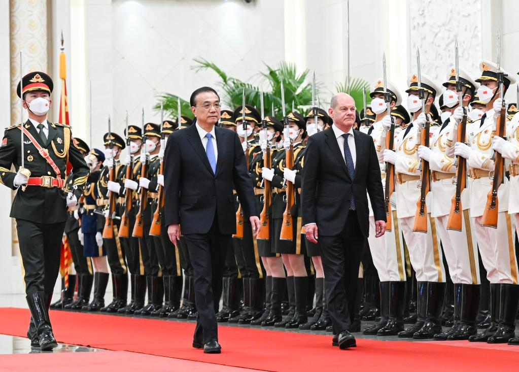 Chinese premier calls for enhanced mutually beneficial cooperation with Germany - People's Daily ...
