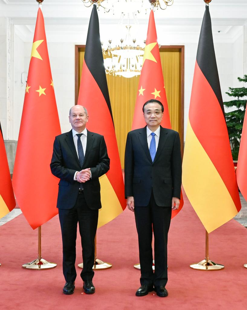 Chinese premier calls for enhanced mutually beneficial cooperation with Germany - People's Daily ...