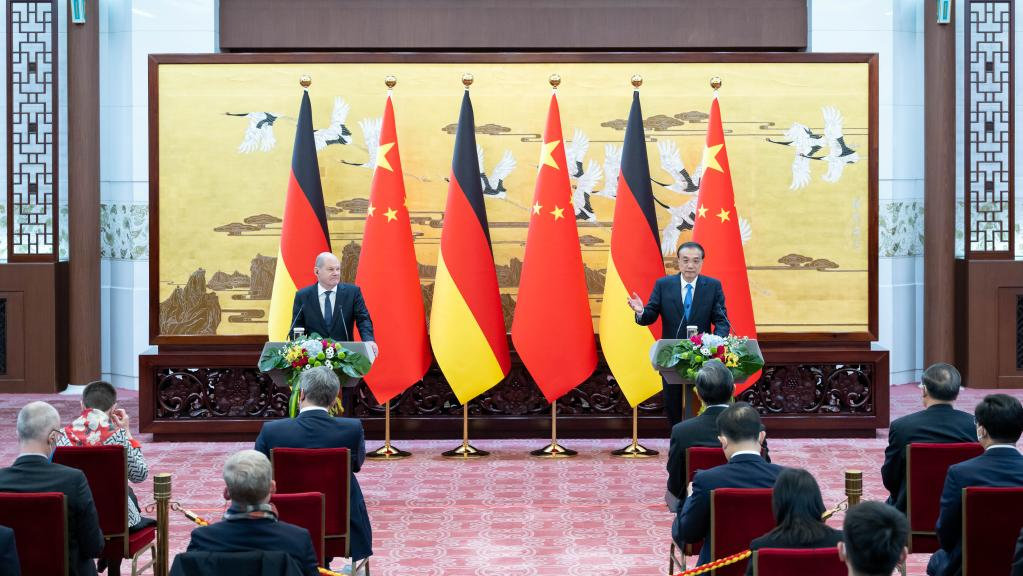 Chinese premier calls for enhanced mutually beneficial cooperation with Germany - People's Daily ...