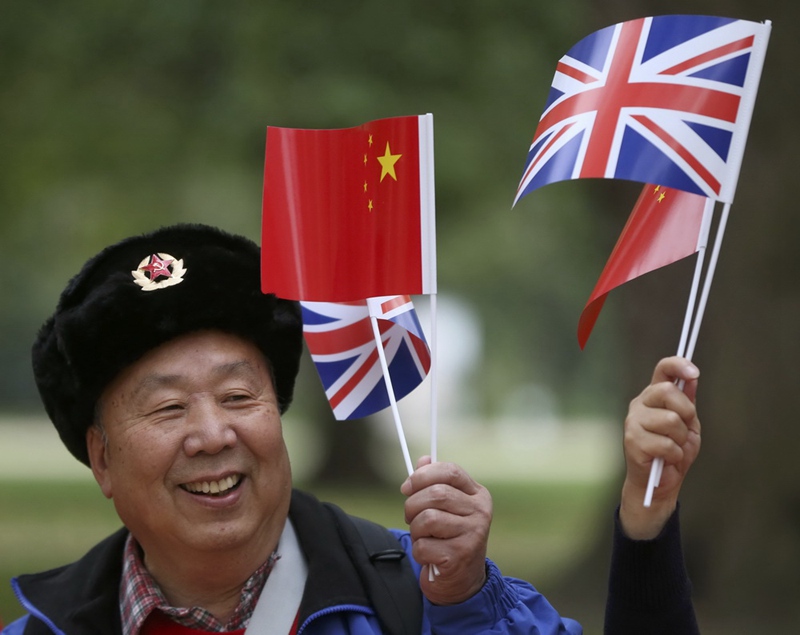 Chinese community in UK welcomes Xi Jinping (5) - People's Daily Online