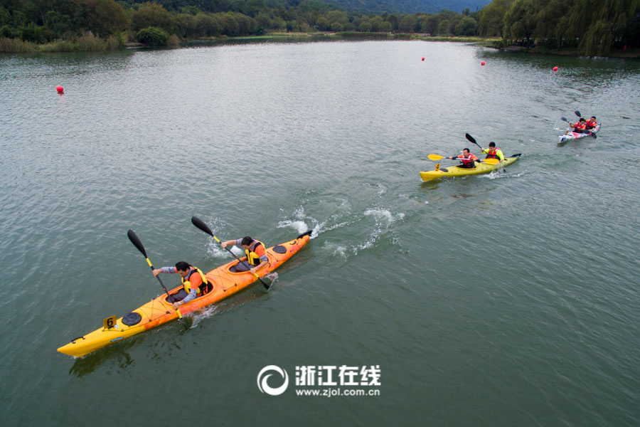 Second Chinese Canoeing Contest held in Hangzhou (5) - People's Daily ...