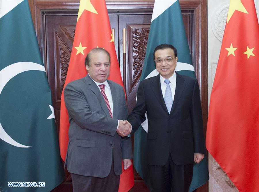 Chinese Premier meets Pakistani counterpart - People's Daily Online