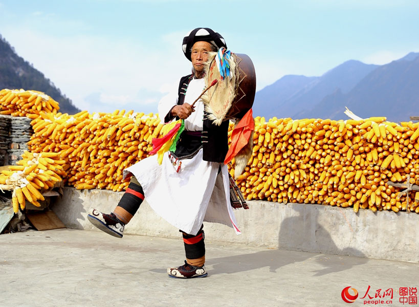 Moments in the life of Qiang people in Sichuan (13) - People's Daily Online