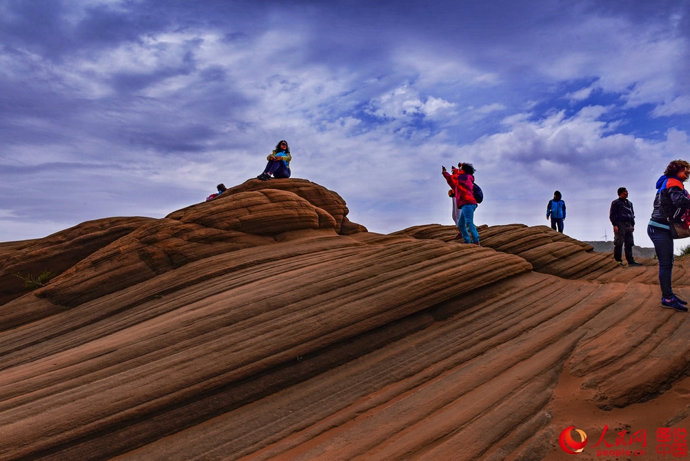Visually surreal: Jingbian wave valley in NW China (8) - People's Daily ...