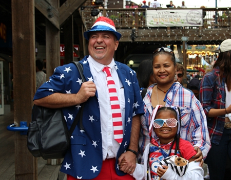 Americans celebrate July 4th with fireworks in San Francisco - People's ...