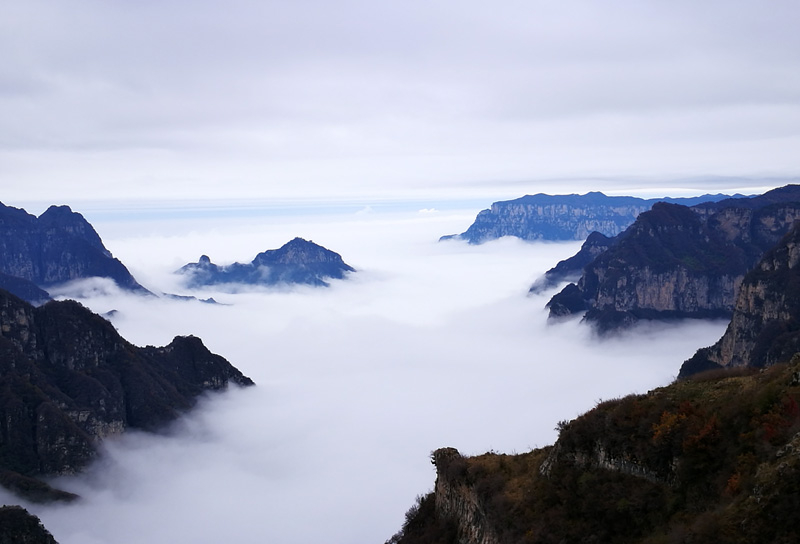 Sea of clouds over Wangmangling Mountain (6) - People's Daily Online