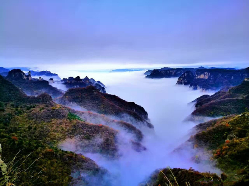 Sea of clouds over Wangmangling Mountain (7) - People's Daily Online
