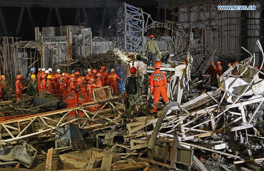 Nine detained over east China power plant collapse - People's Daily Online