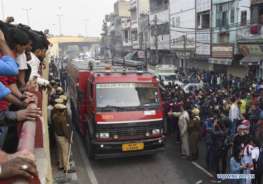 Death toll in Delhi fire reaches 43 - People's Daily Online
