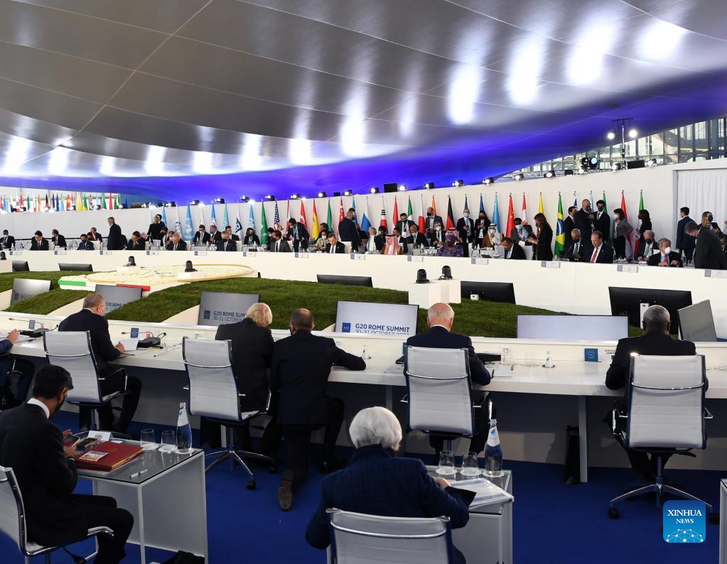 G20 leaders uphold multilateralism, grapple with pandemic - People's ...