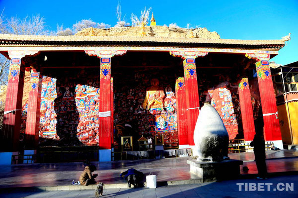 Thousand-Buddha Cliff in Lhasa (5) - People's Daily Online