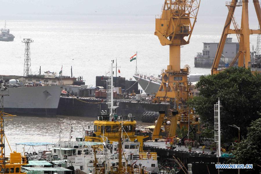 In pictures: India's naval dockyard where submarine explodes - People's ...