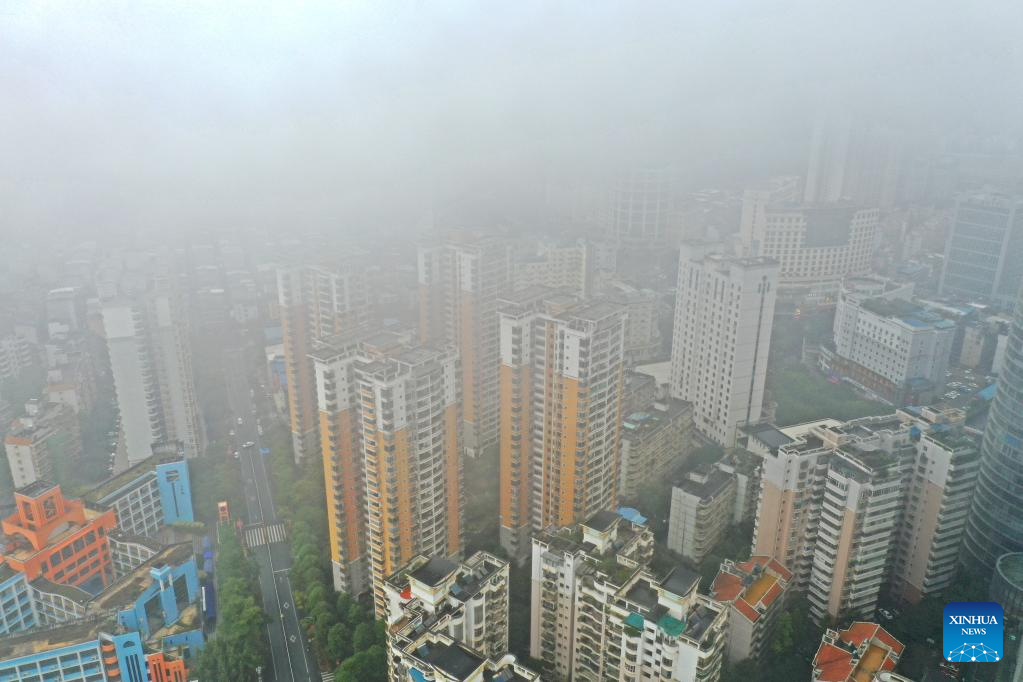 South China's Nanning in rain and mist - People's Daily Online