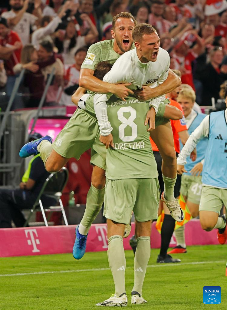 Bundesliga football match: Bayern Munich vs. Leverkusen - People's ...