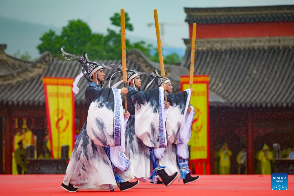 Ceremony worshiping Fuxi held in Tianshui, China's Gansu - People's ...